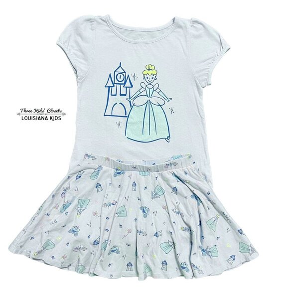 Disney | Matching Sets | Disney Princess 5t Cinderella Top Skirt Set ...